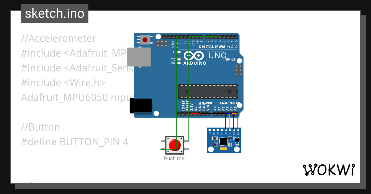 Button,Pitch,Roll - up2date - Wokwi ESP32, STM32, Arduino Simulator