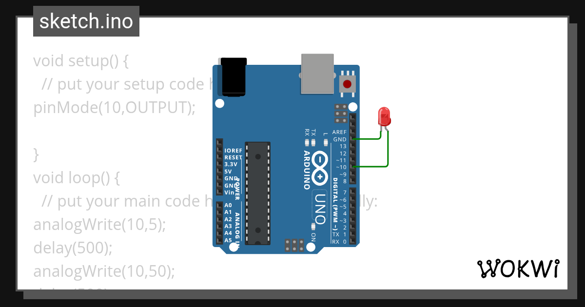sketch.ino - Wokwi ESP32, STM32, Arduino Simulator