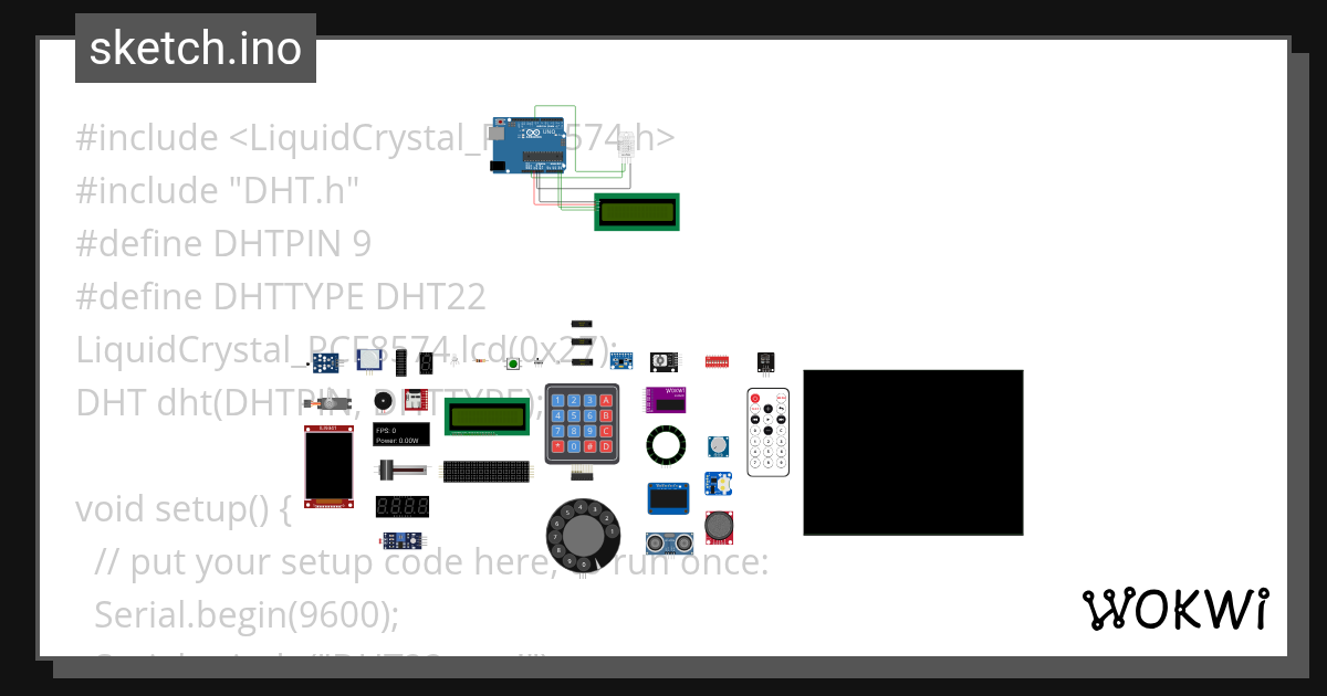 temperature&moisture.ino - Wokwi ESP32, STM32, Arduino Simulator
