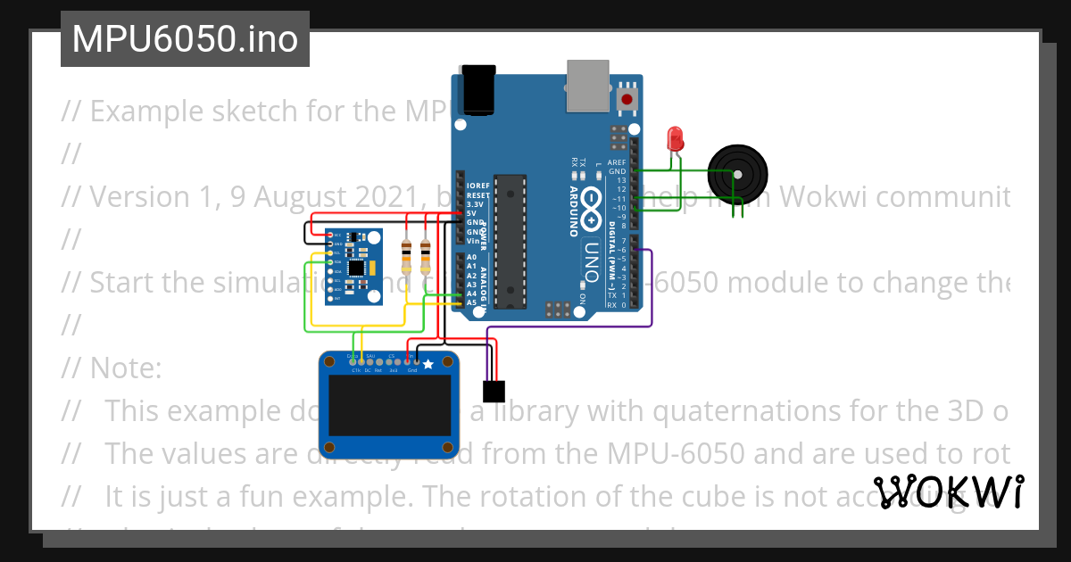 earth quake detection system - Wokwi ESP32, STM32, Arduino Simulator