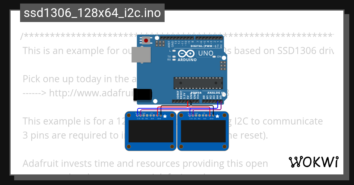 ssd1306_128x64_i2c.ino - Wokwi ESP32, STM32, Arduino Simulator