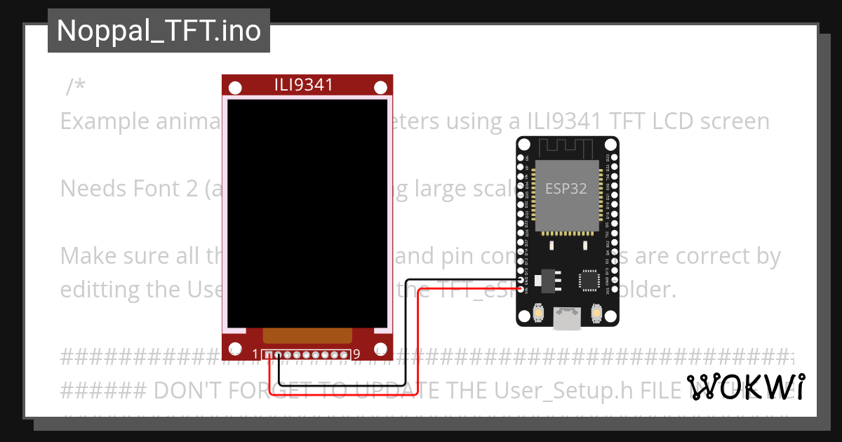 Noppal_TFT.ino - Wokwi ESP32, STM32, Arduino Simulator