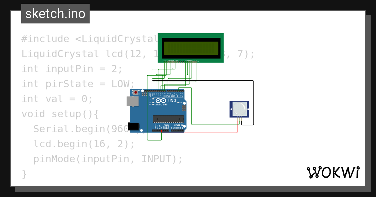 Pir Wokwi Esp32 Stm32 Arduino Simulator 2555