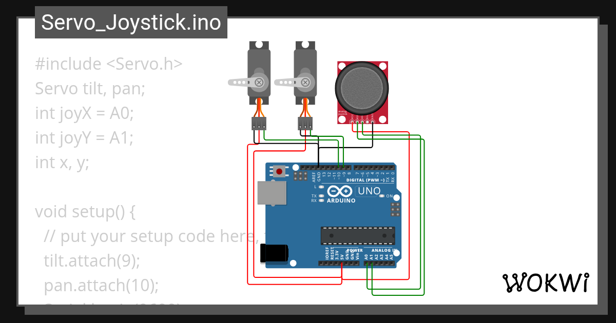 Servoo Wokwi Esp32 Stm32 Arduino Simulator
