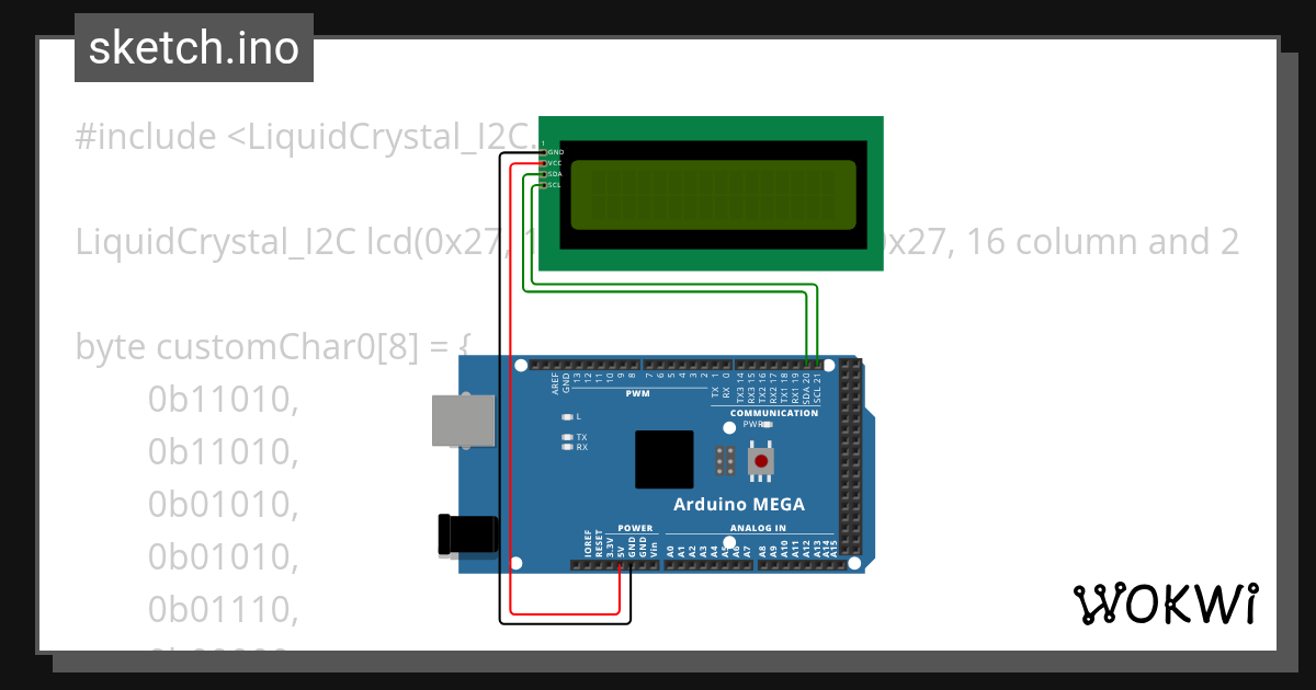 ชื่อ I2c Wokwi Esp32 Stm32 Arduino Simulator