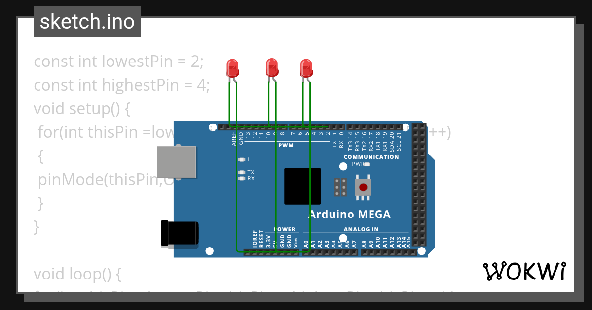 EX NO 2 - Wokwi ESP32, STM32, Arduino Simulator