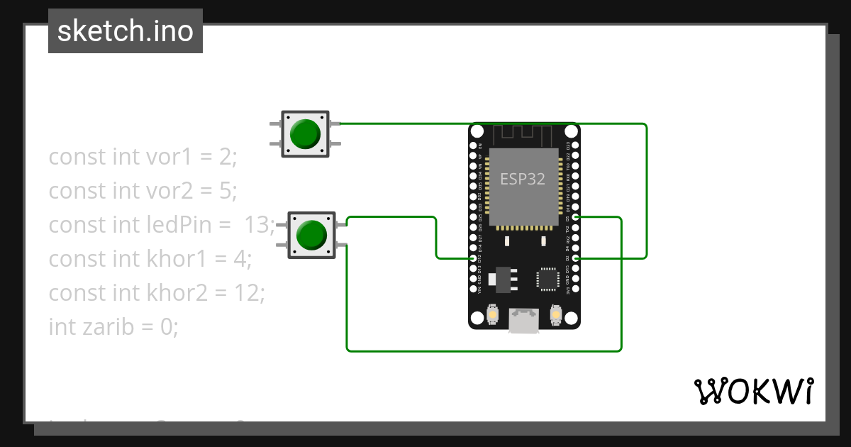 first - Wokwi ESP32, STM32, Arduino Simulator