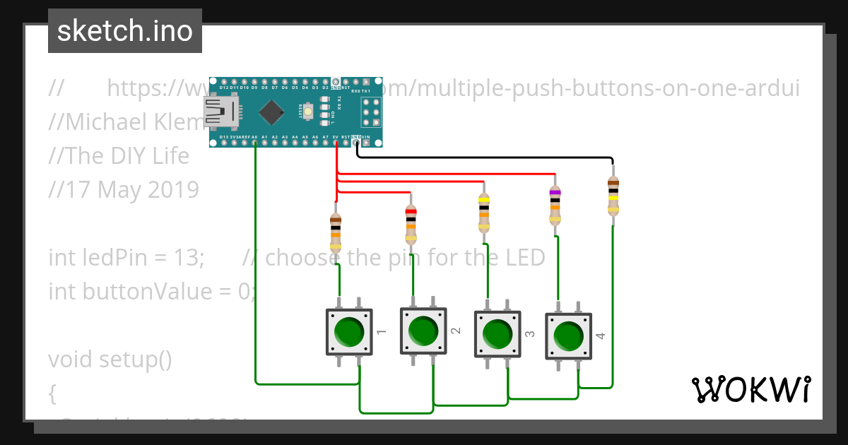 sketch.ino - Wokwi ESP32, STM32, Arduino Simulator