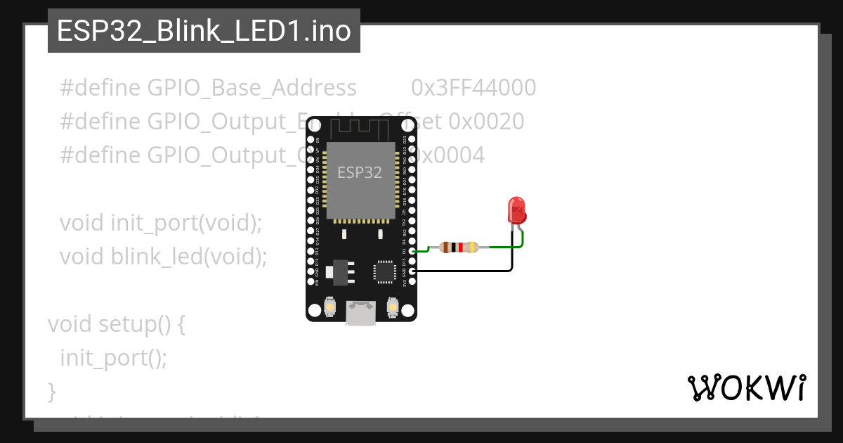 ESP32_Blink_LED1.ino - Wokwi ESP32, STM32, Arduino Simulator