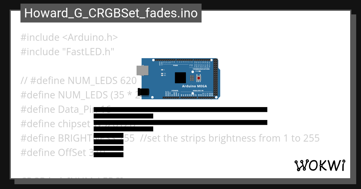 Howard_G_CRGBset_fades.ino - Wokwi Arduino and ESP32 Simulator