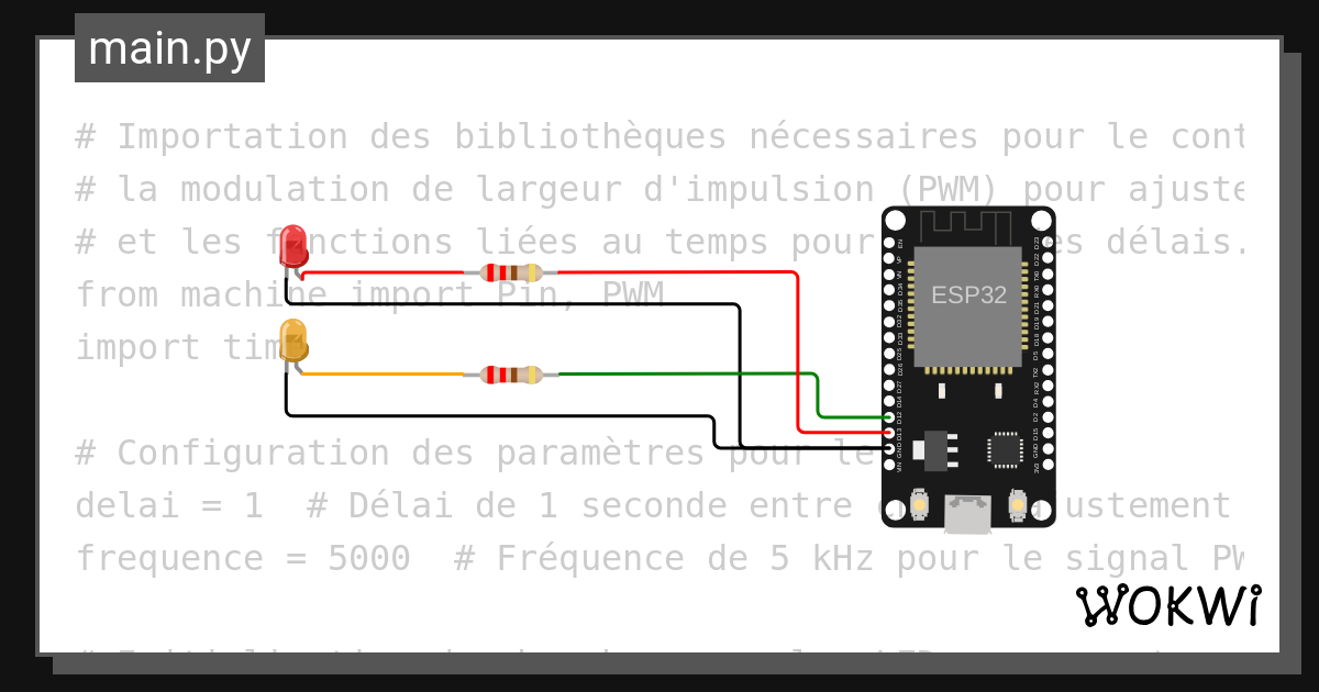 2 Leds Pwd Wokwi Esp32 Stm32 Arduino Simulator 5348