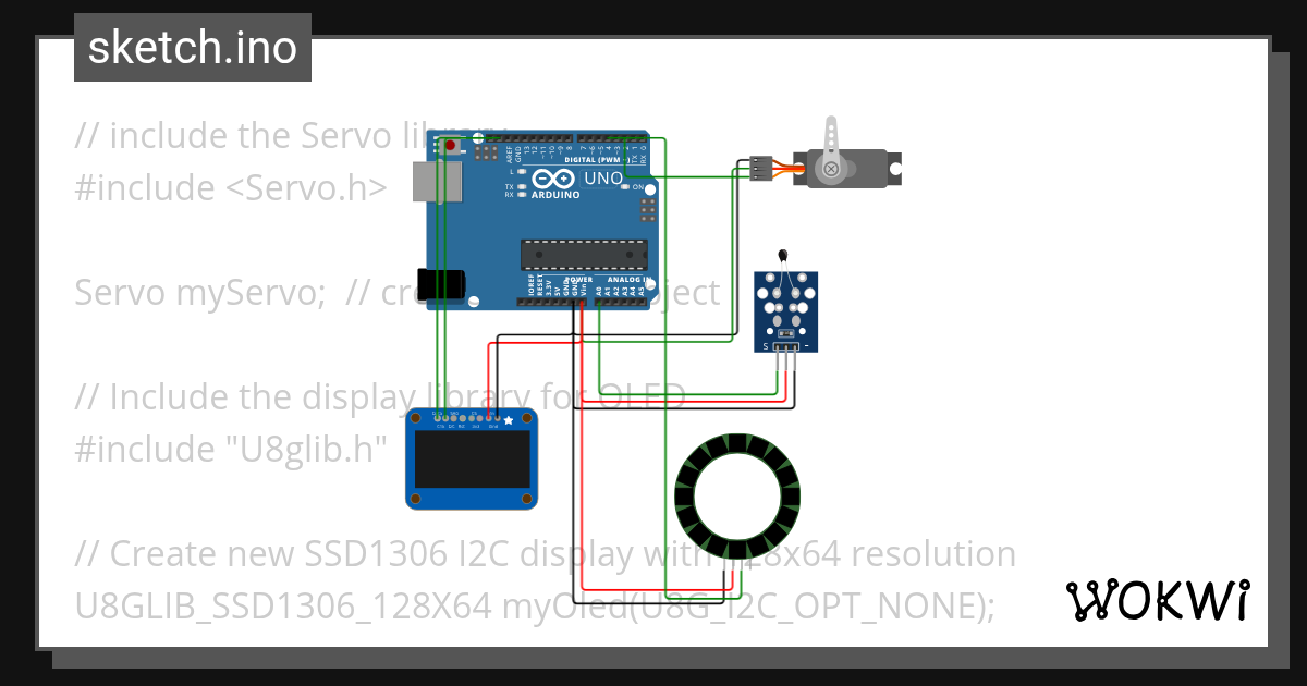 Projekt arduino - Wokwi Arduino and ESP32 Simulator