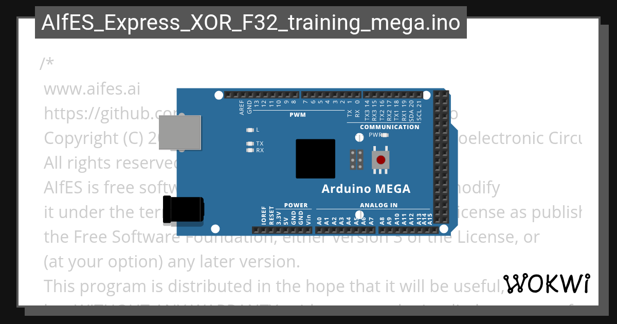Wokwi - Online ESP32, STM32, Arduino Simulator