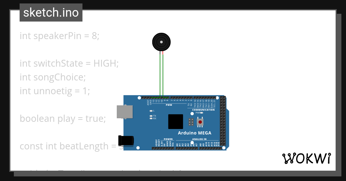 Freq into Notes - Wokwi ESP32, STM32, Arduino Simulator