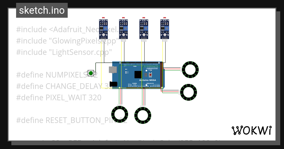 Ldr Rings Wokwi Arduino And Esp32 Simulator