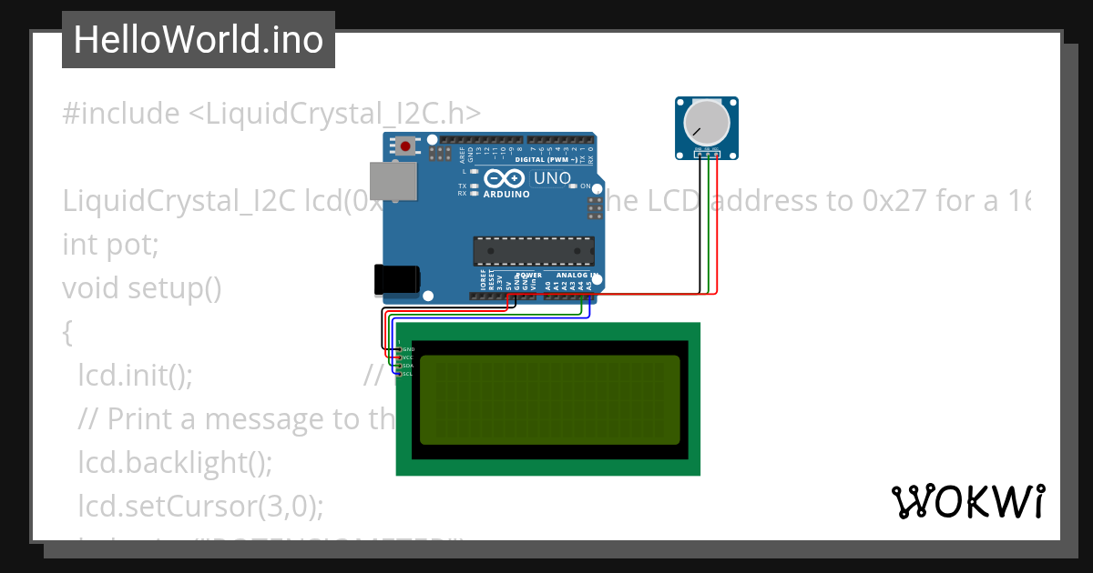 HelloWorld.ino - Wokwi ESP32, STM32, Arduino Simulator