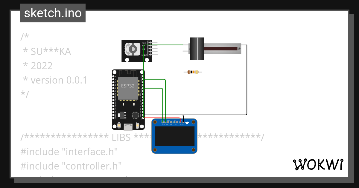 sketch.ino - Wokwi ESP32, STM32, Arduino Simulator