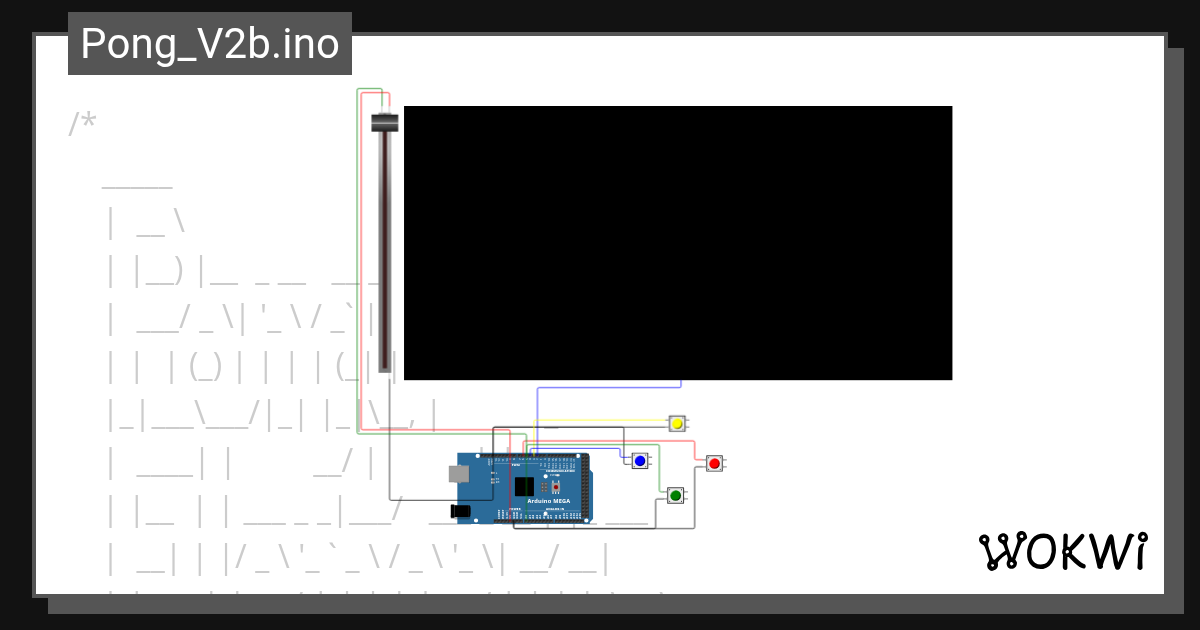 Pong_V2b.ino - Wokwi ESP32, STM32, Arduino Simulator