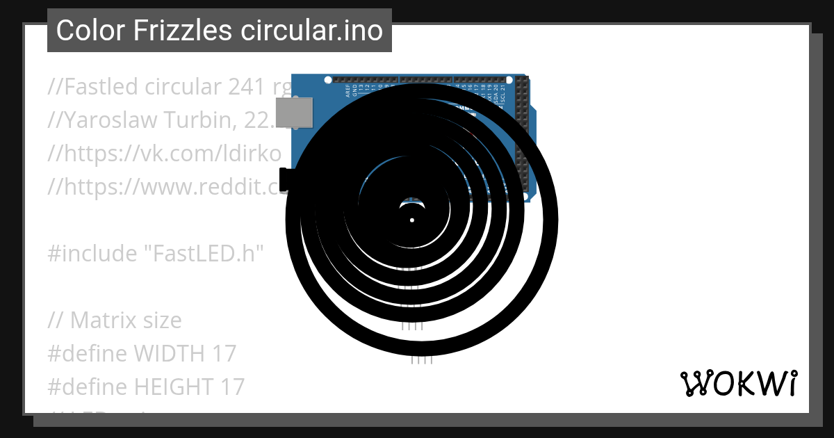 Color Frizzles circular.ino - Wokwi Arduino and ESP32 Simulator