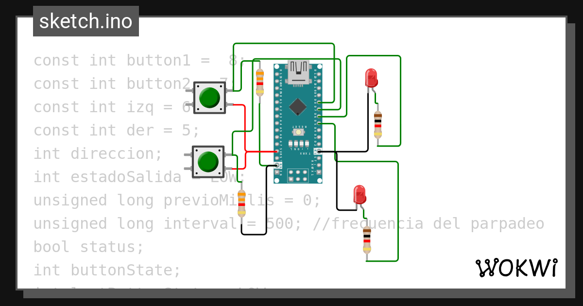 Intermitentes Wokwi Esp32 Stm32 Arduino Simulator