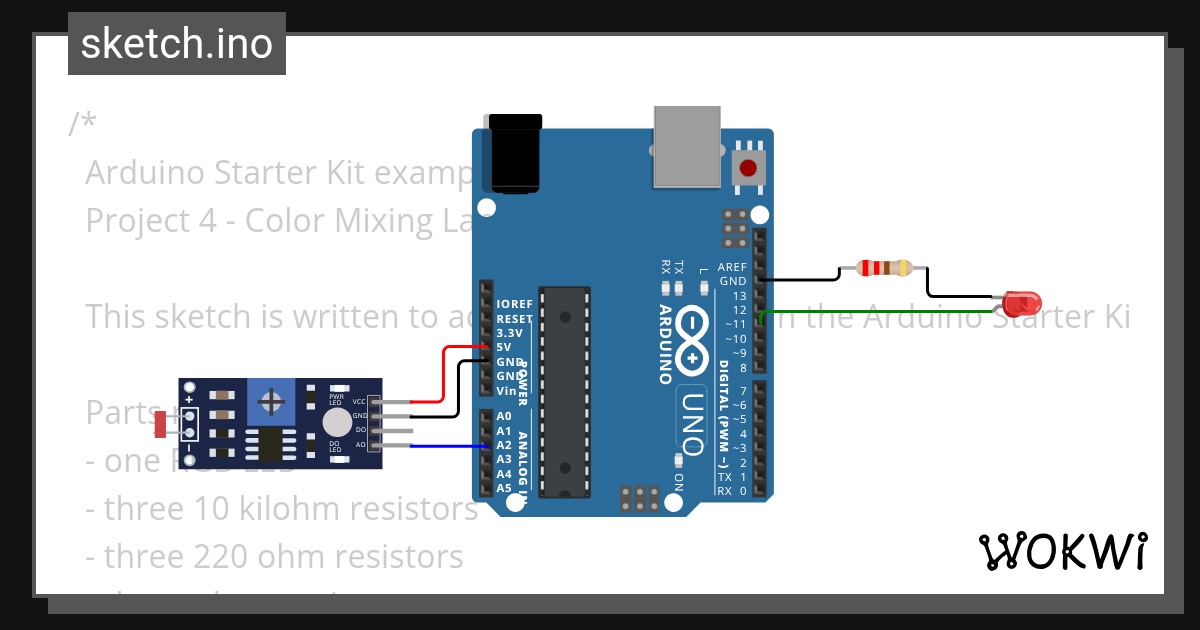 sketch.ino - Wokwi ESP32, STM32, Arduino Simulator