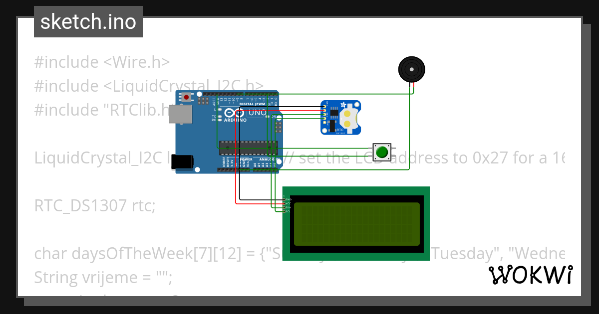 SS Zlatar Auto Zvono (losije) - Wokwi ESP32, STM32, Arduino Simulator