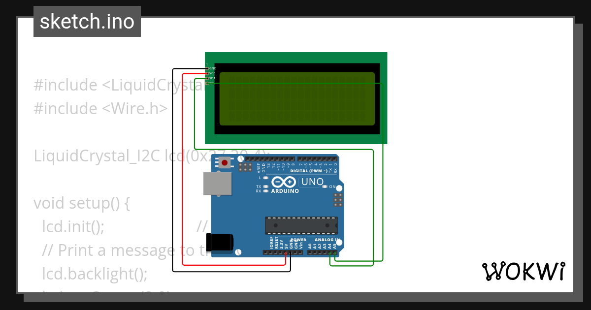 Displaying Things In Lcd Wokwi Esp32 Stm32 Arduino Simulator 2440