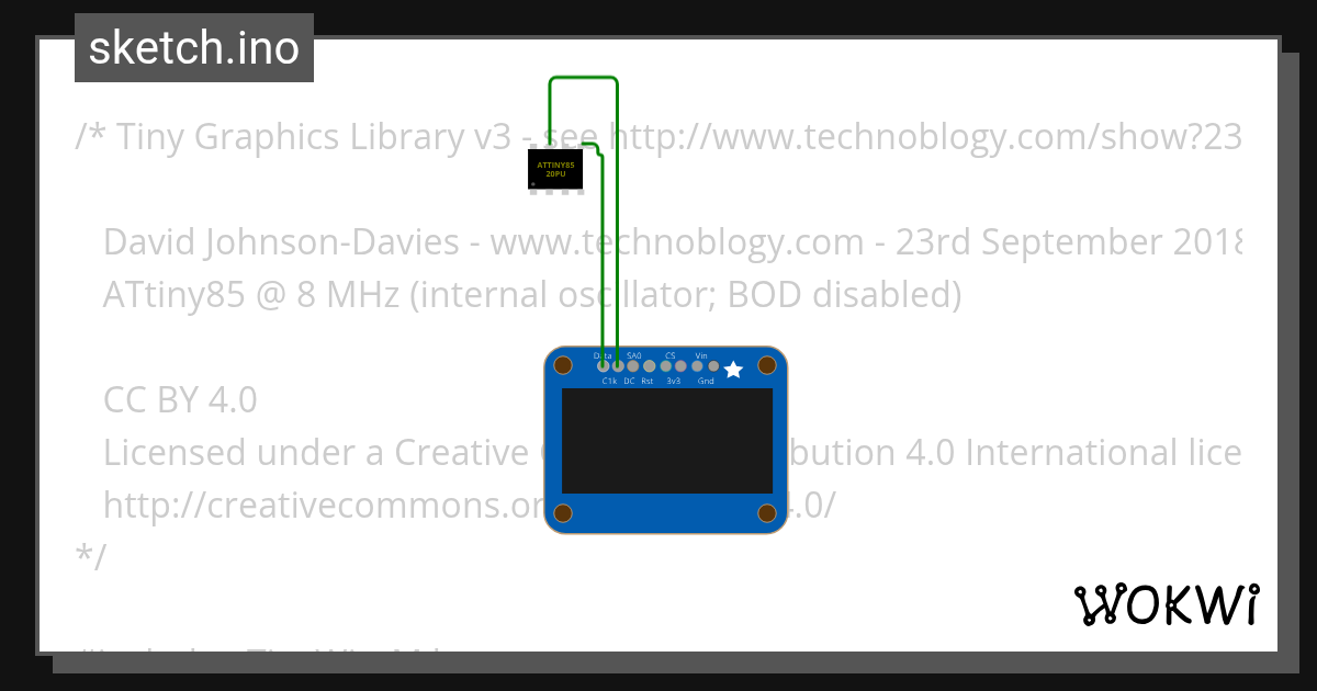sketch.ino - Wokwi ESP32, STM32, Arduino Simulator