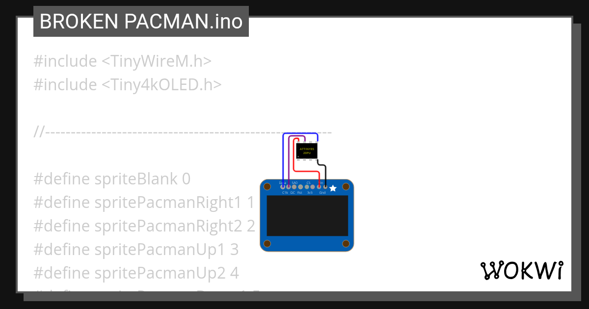 BROKEN PACMAN.ino - Wokwi Arduino and ESP32 Simulator