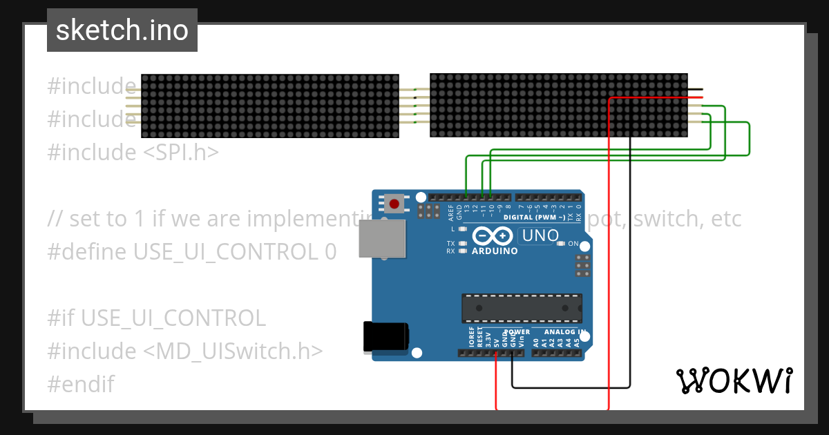 Matrix Dot Nama Wokwi Esp32 Stm32 Arduino Simulator