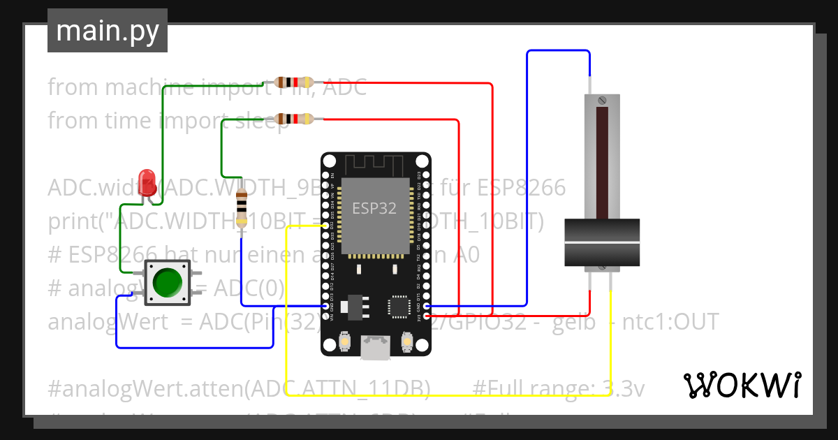 Adc Fehler In Der Simulation Wokwi Esp32 Stm32 Arduino Simulator 0292