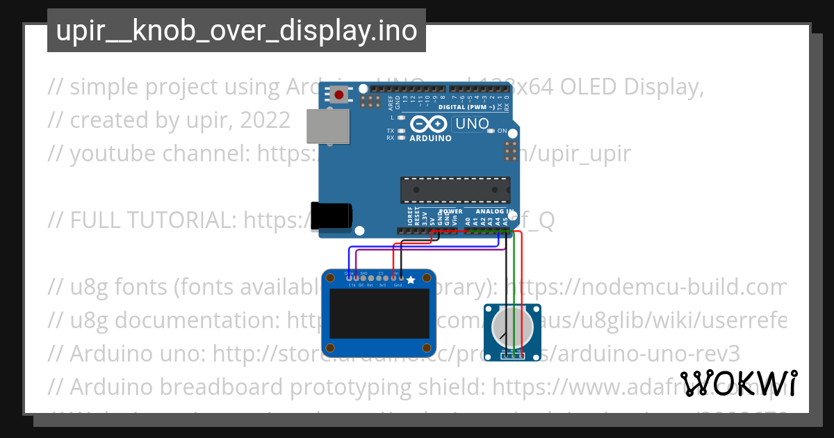 upir__knob_over_display.ino - Wokwi ESP32, STM32, Arduino Simulator