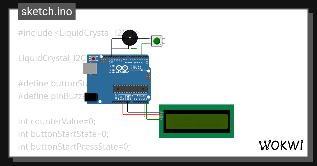 13 April - Stopwatch 1 - Wokwi ESP32, STM32, Arduino Simulator