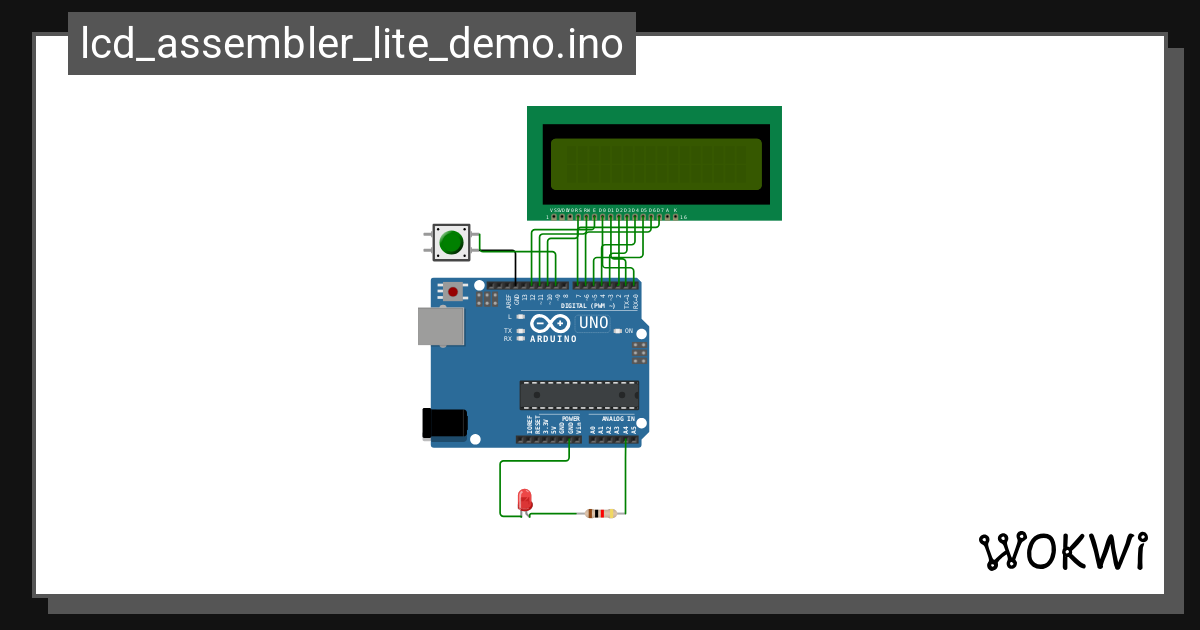 lcd_assembler_lite_demo.ino - Wokwi ESP32, STM32, Arduino Simulator lcd_assembler_lite_demo.ino - Wokwi ESP32, STM32, Arduino Simulator