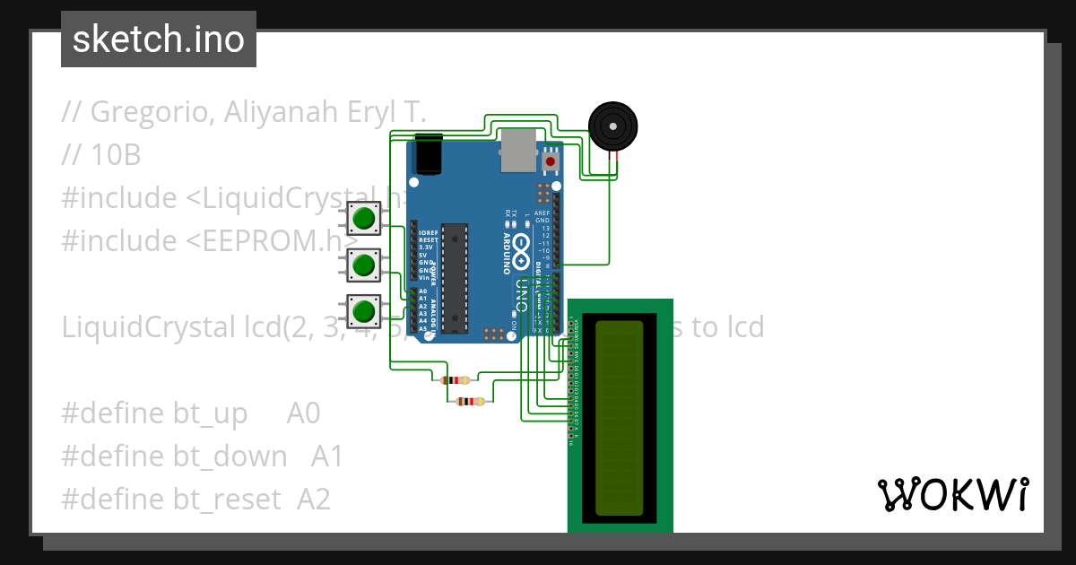 sketch.ino - Wokwi ESP32, STM32, Arduino Simulator