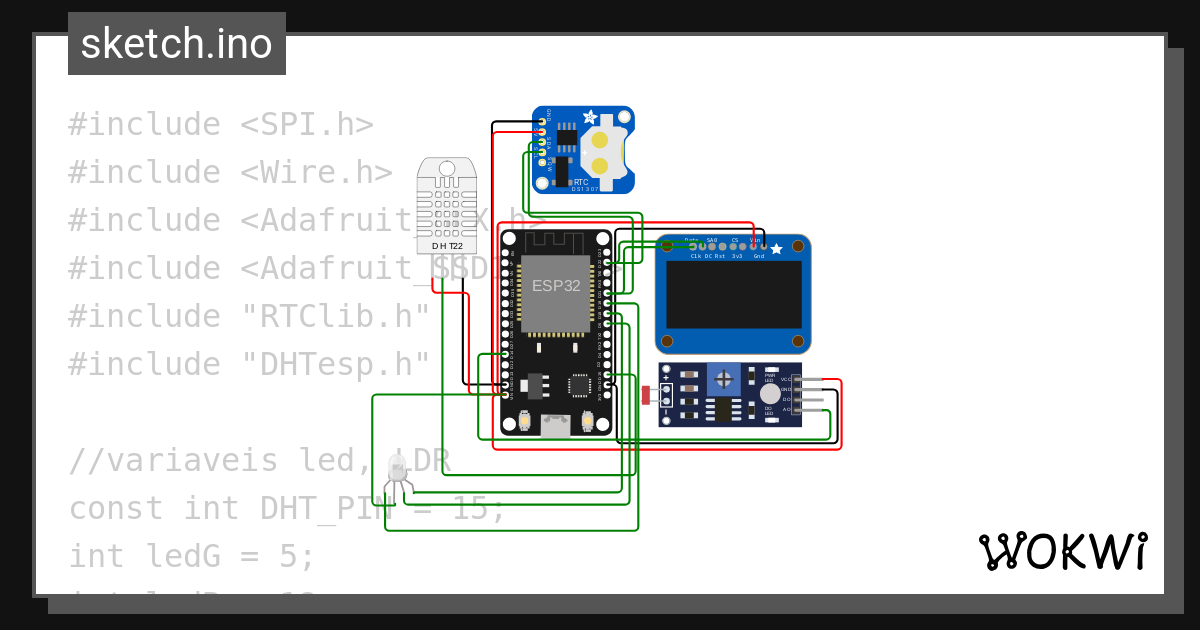 Relóo Wokwi Esp32 Stm32 Arduino Simulator 4920