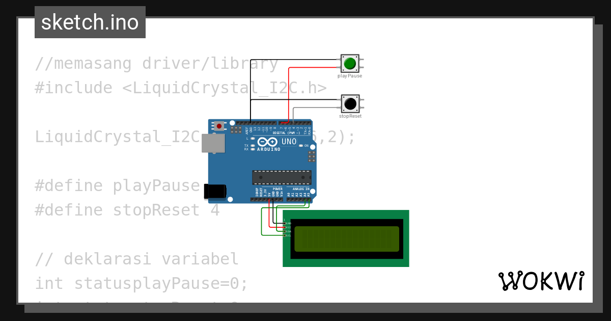 Khafi Up Refleksi01 Wokwi Esp32 Stm32 Arduino Simulator