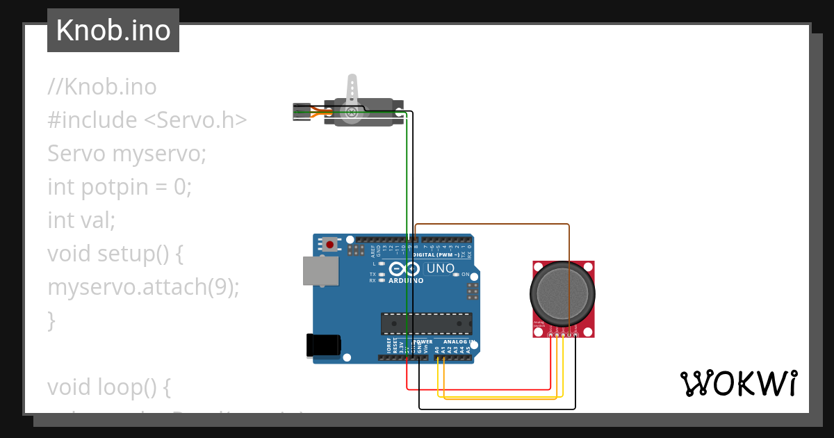 Knob.ino - Wokwi ESP32, STM32, Arduino Simulator