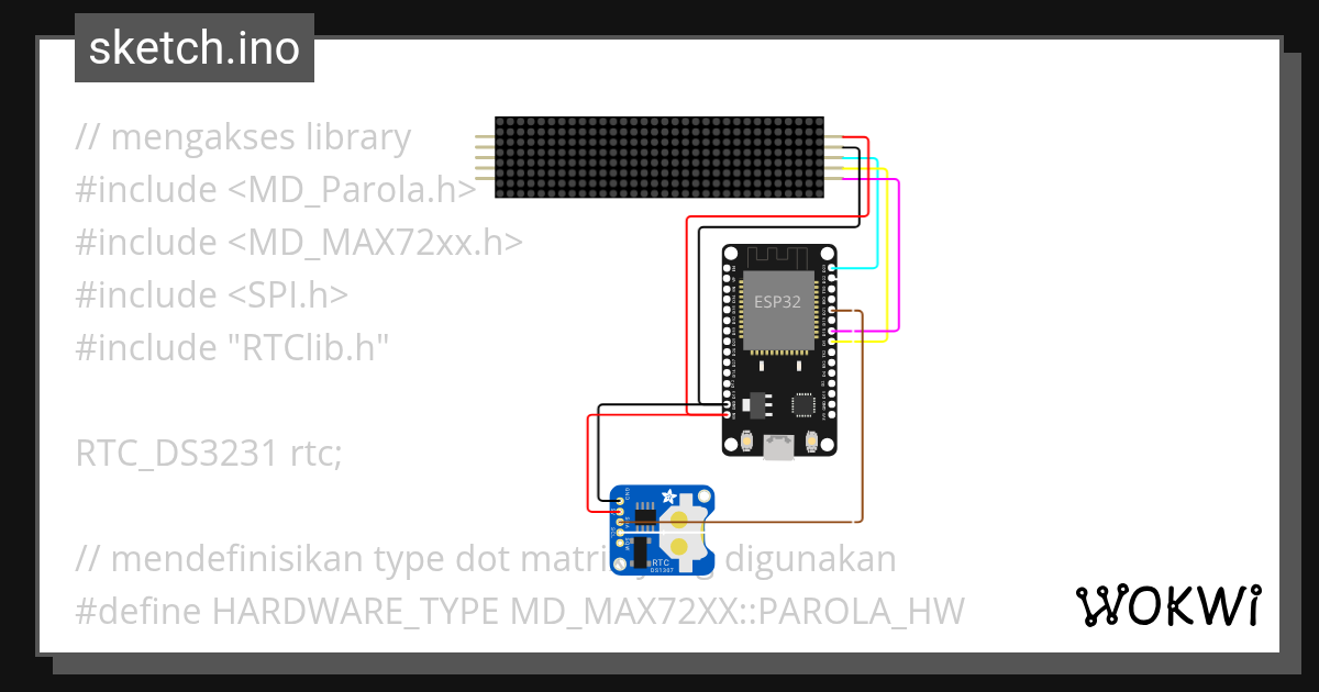 sketch.ino - Wokwi ESP32, STM32, Arduino Simulator