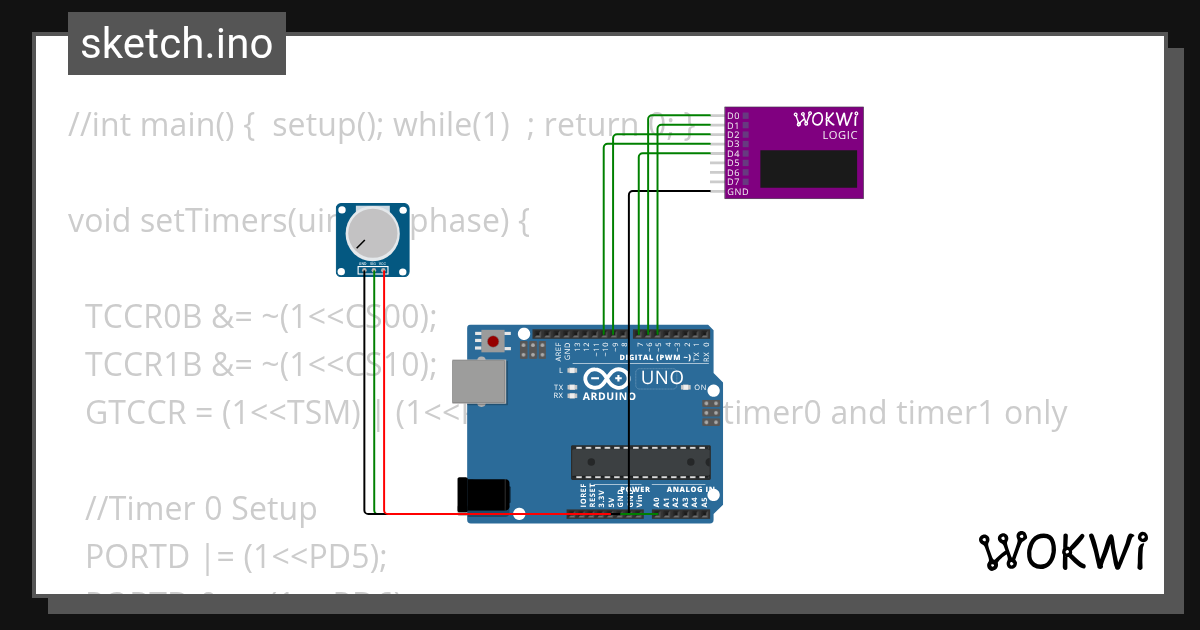 sketch.ino - Wokwi ESP32, STM32, Arduino Simulator