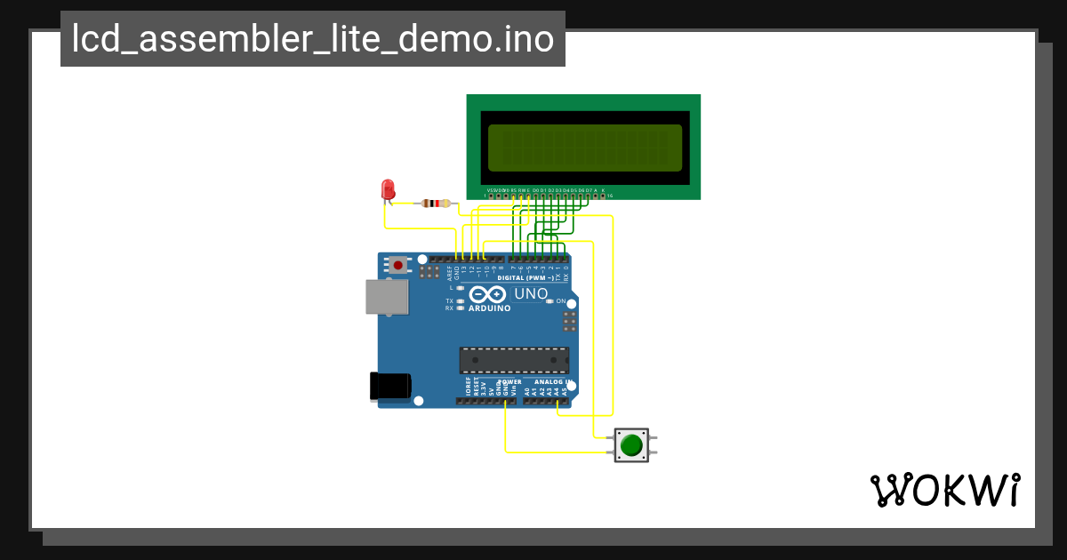 lcd_assembler_lite_demo.ino - Wokwi ESP32, STM32, Arduino Simulator