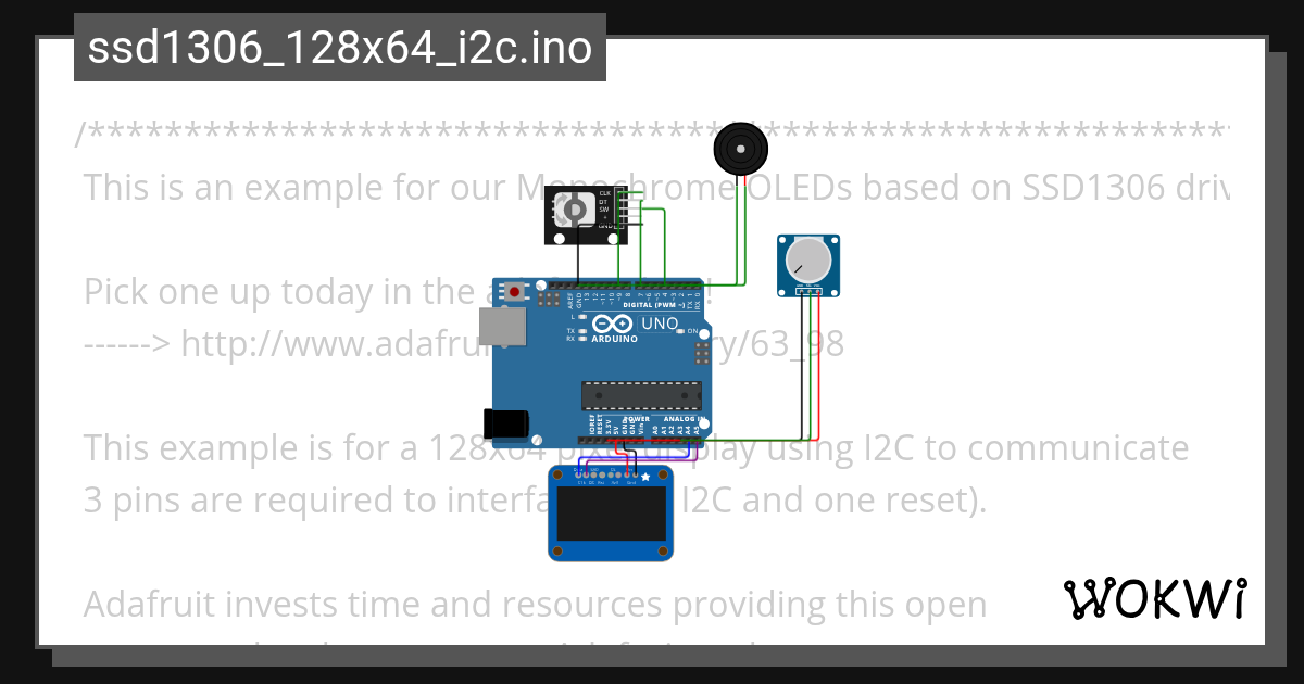 ssd1306_128x64_i2c.ino - Wokwi ESP32, STM32, Arduino Simulator