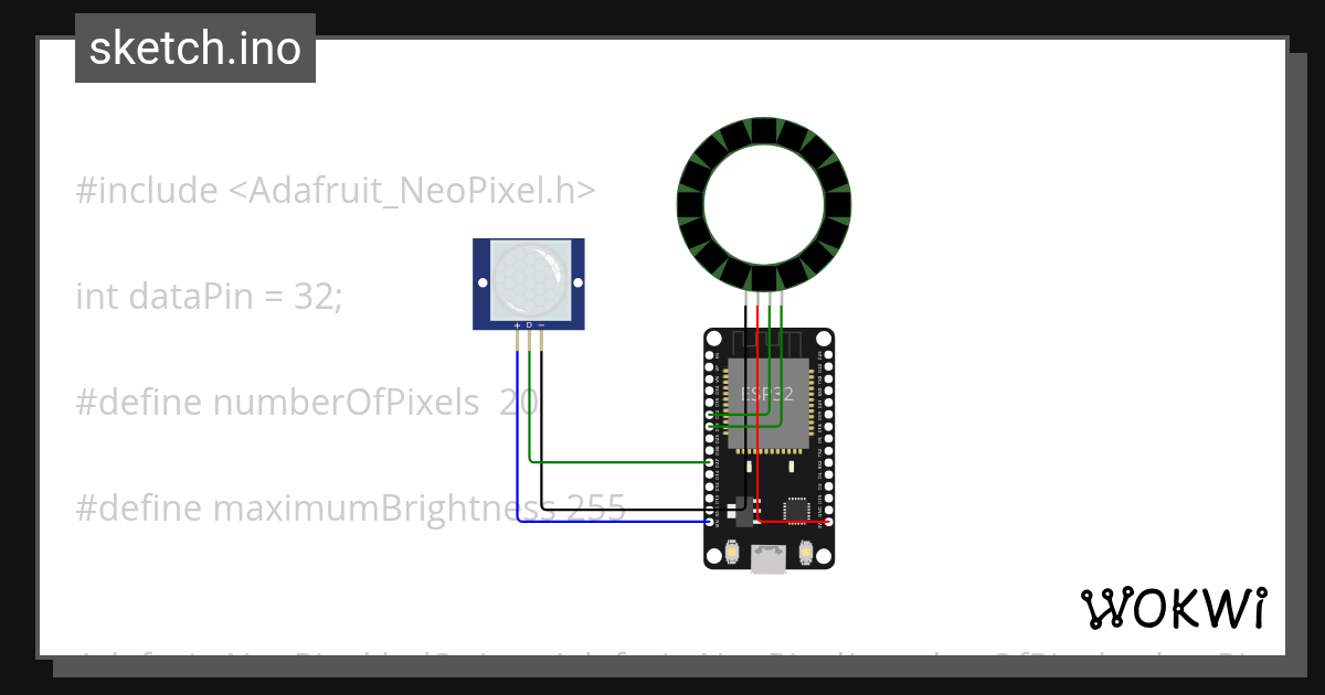 detect.ino - Wokwi ESP32, STM32, Arduino Simulator