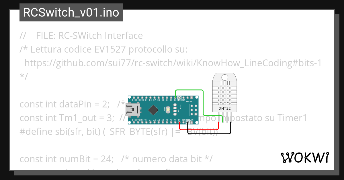RCSwitch_v01.ino - Wokwi Arduino and ESP32 Simulator