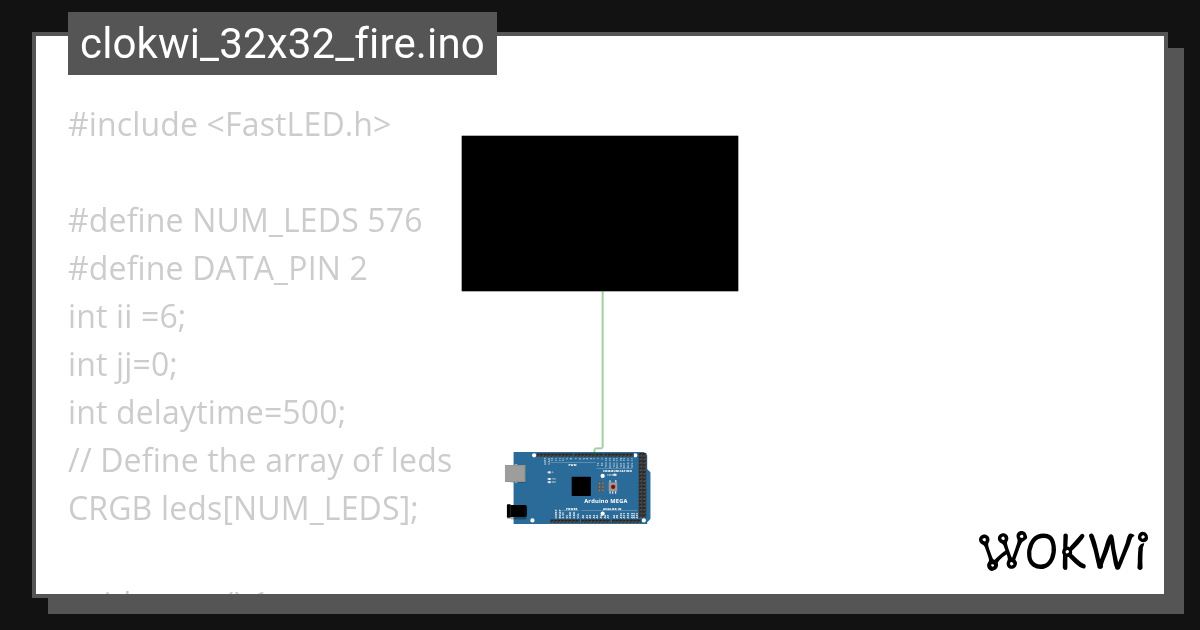 Clokwi32x32o Wokwi Esp32 Stm32 Arduino Simulator 5232