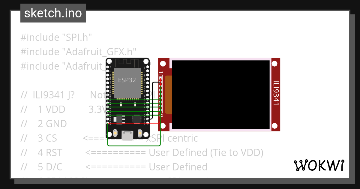 Esp32_ili9341.ino - Wokwi ESP32, STM32, Arduino Simulator