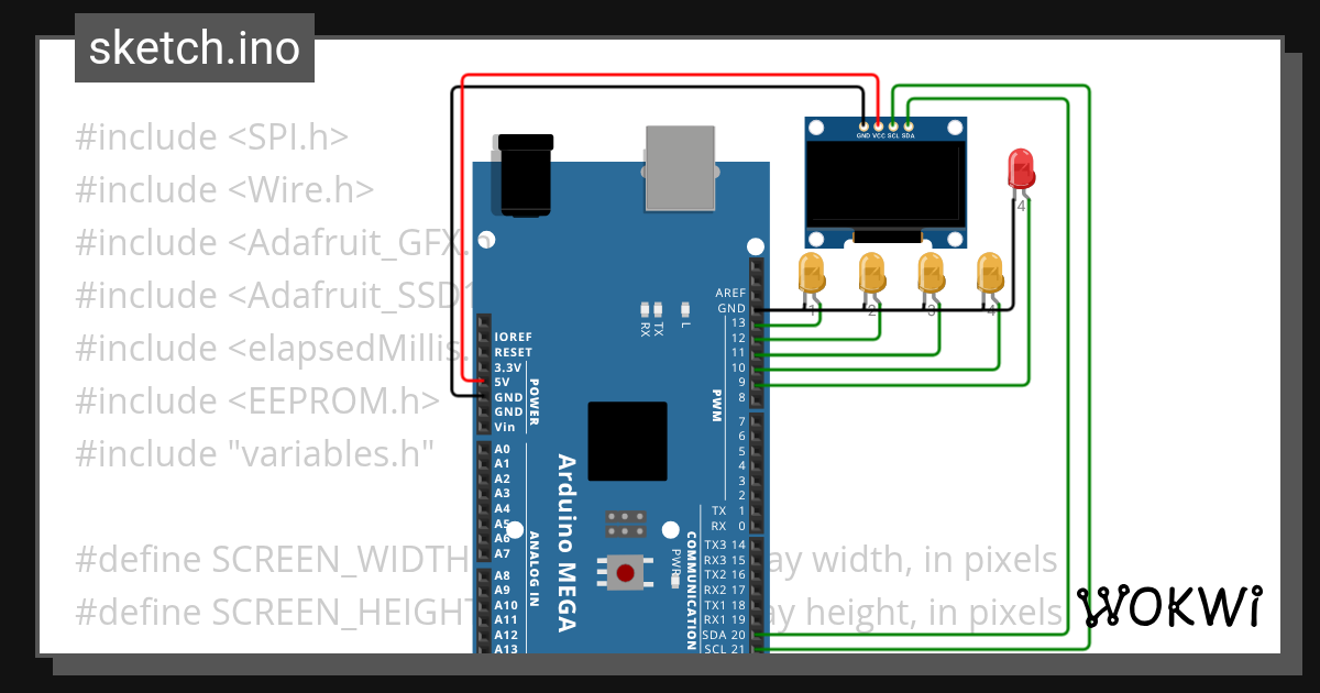 Full Eurorack Clock Sim - Wokwi ESP32, STM32, Arduino Simulator