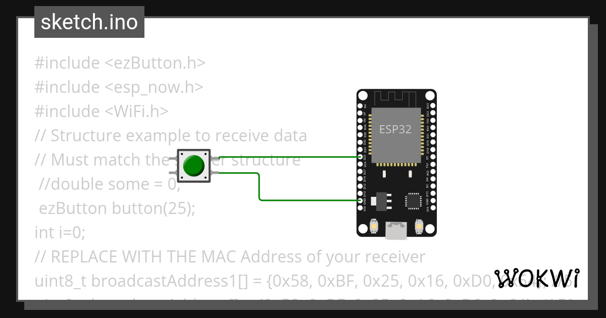 sketch.ino - Wokwi ESP32, STM32, Arduino Simulator