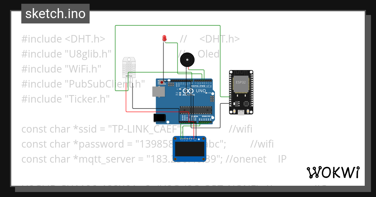 sketch.ino - Wokwi ESP32, STM32, Arduino Simulator