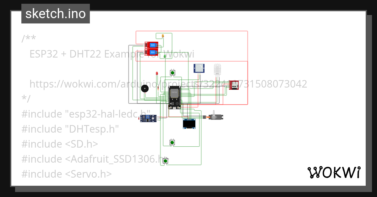 sketch.ino - Wokwi ESP32, STM32, Arduino Simulator